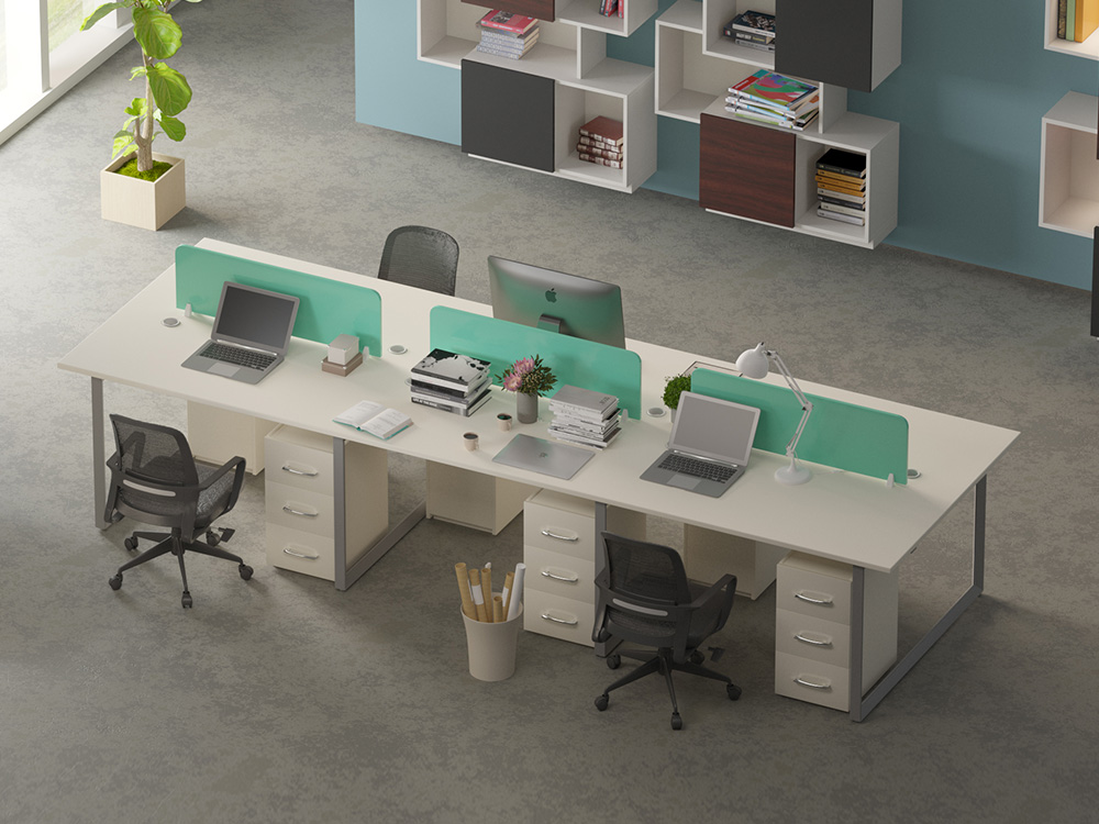 Open Desk System Manufacturers in Ahmedabad, Modern Office Desk Furniture